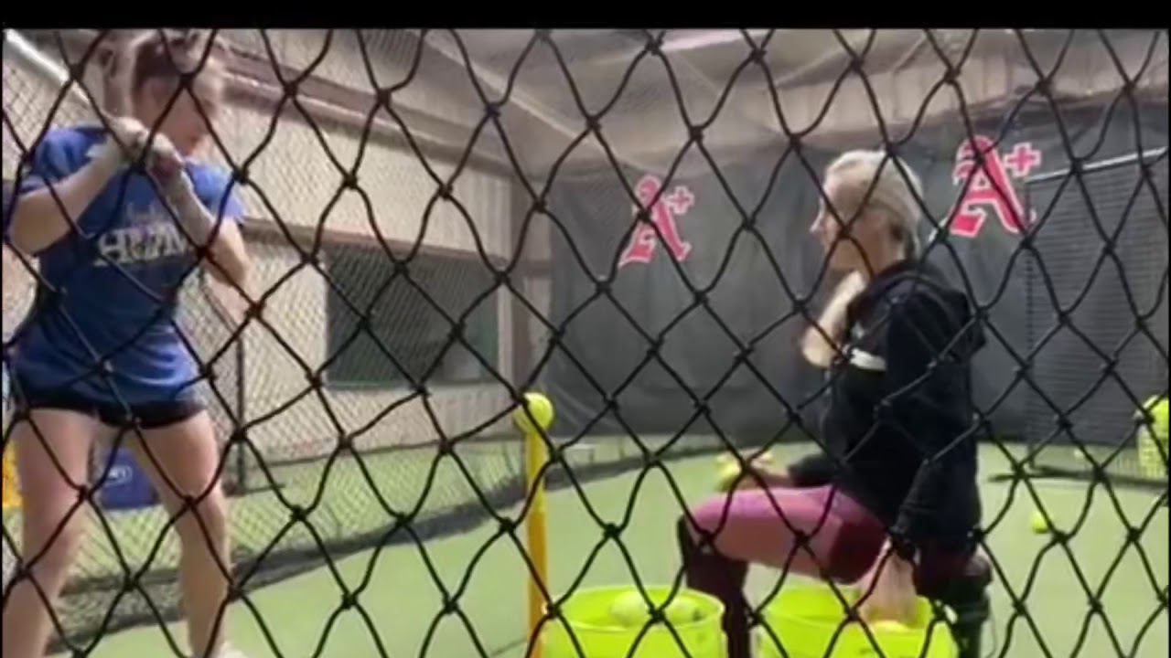 2021 CF/Rhp Mackenzie Baldwin - hitting training - March 4, 2020 - YouTube