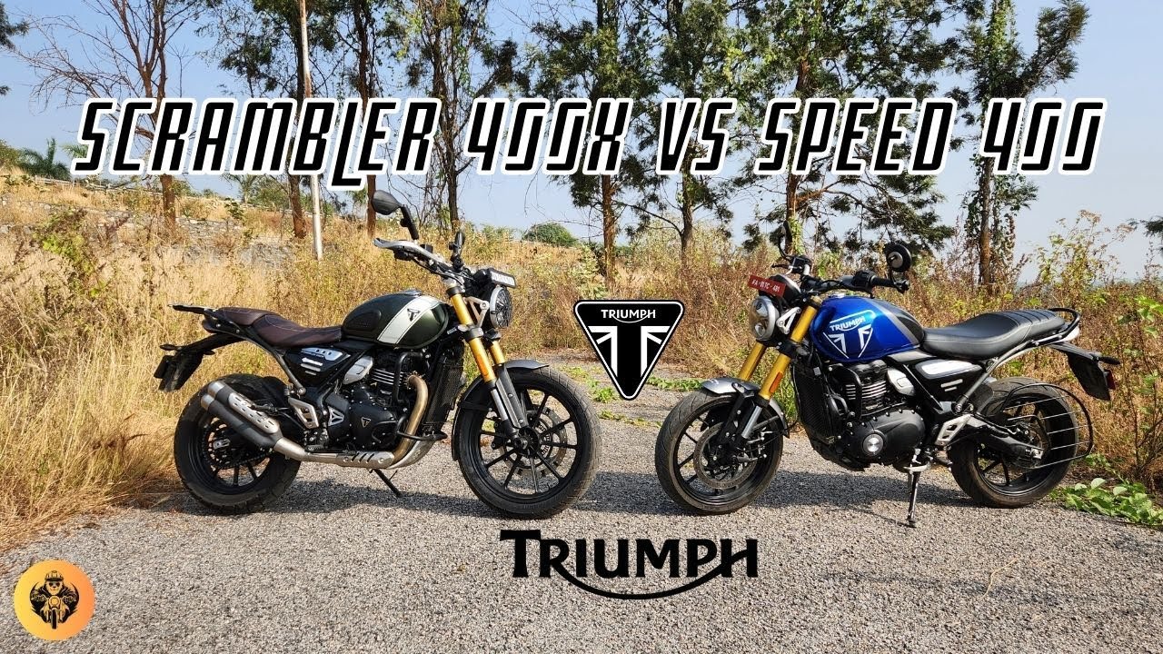 Triumph Scrambler 400X VS Speed 400 | Which one is for you? - YouTube