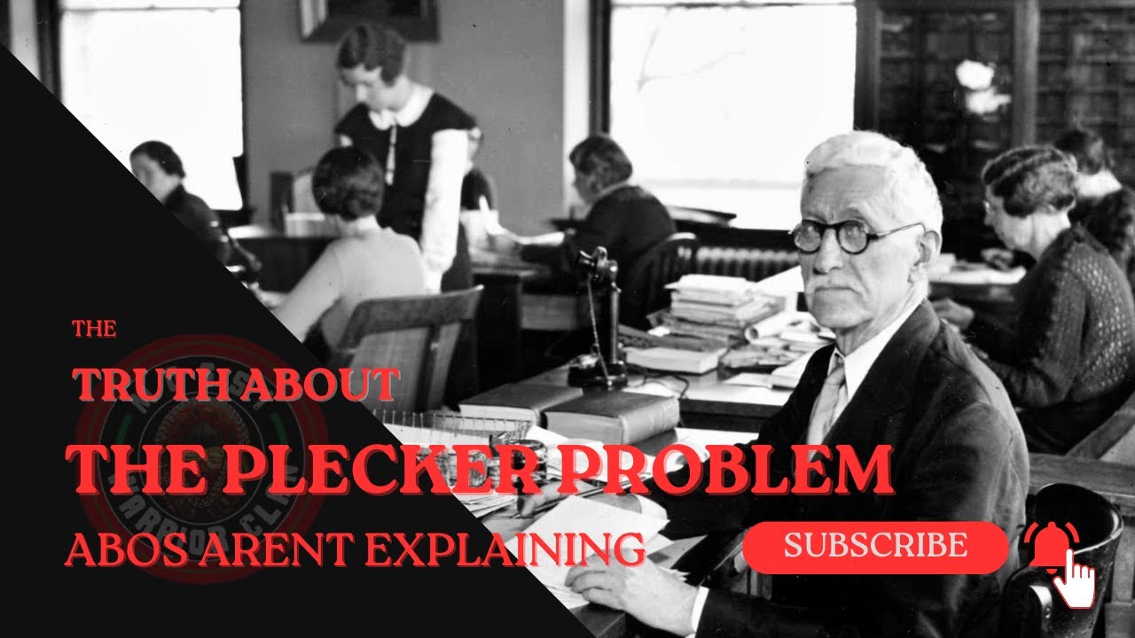 The Truth About The Plecker Problem Abos Aren't Explaining - YouTube