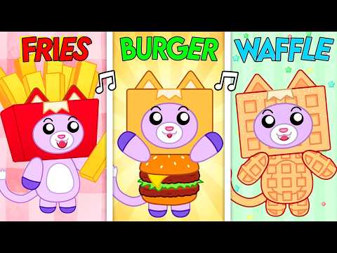 The Foods Song! 🎵🍔 (I Am Fries, Now I'm Burger!) | LankyBox Music Video