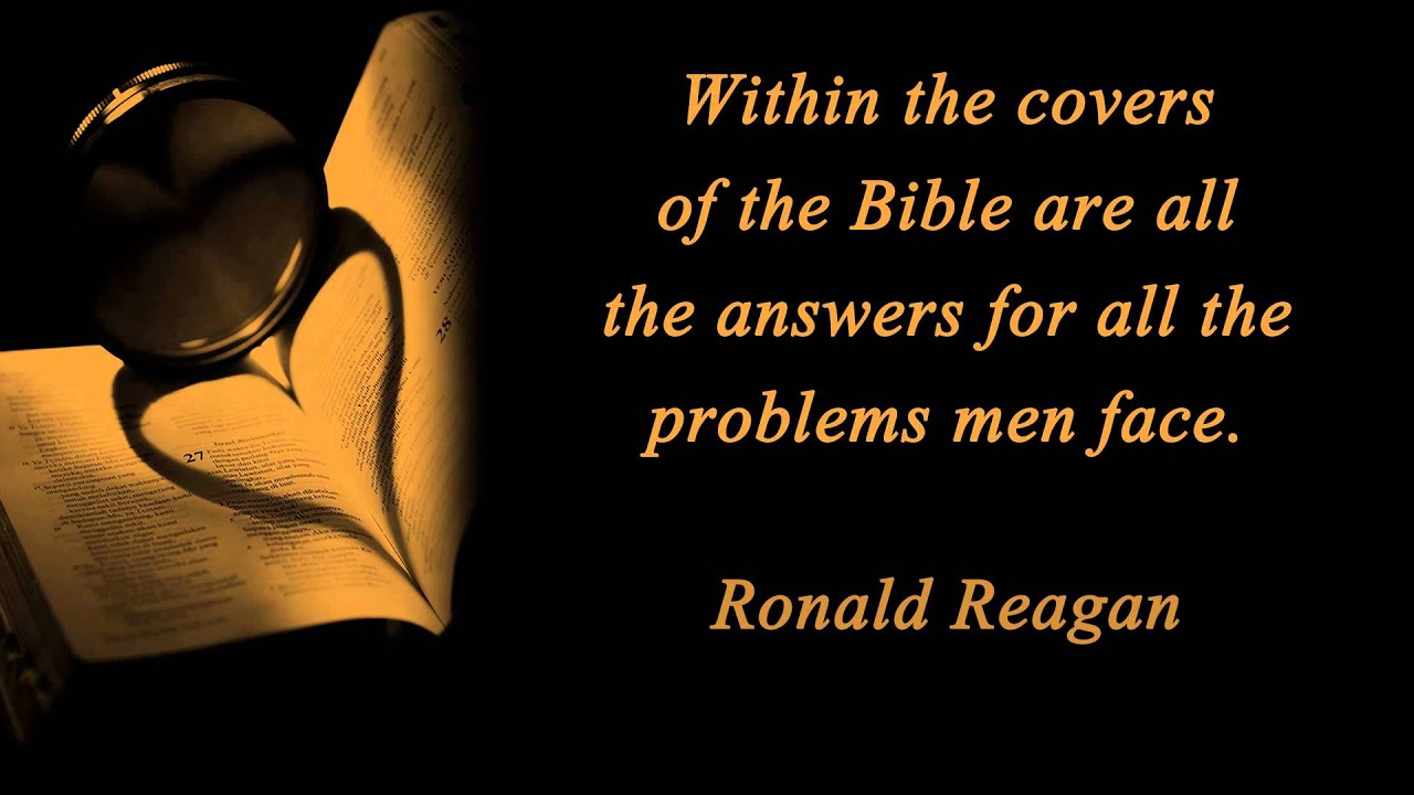 Ronald Reagan Quote 3 Christian Animated Still - YouTube