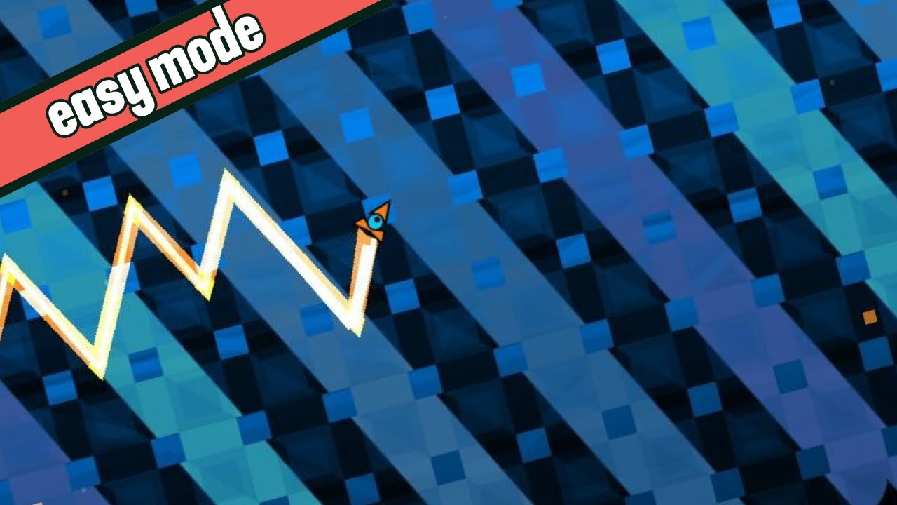 GEOMETRY DASH - SONIC WAVE WAVE EASY💦💦 - YouTube