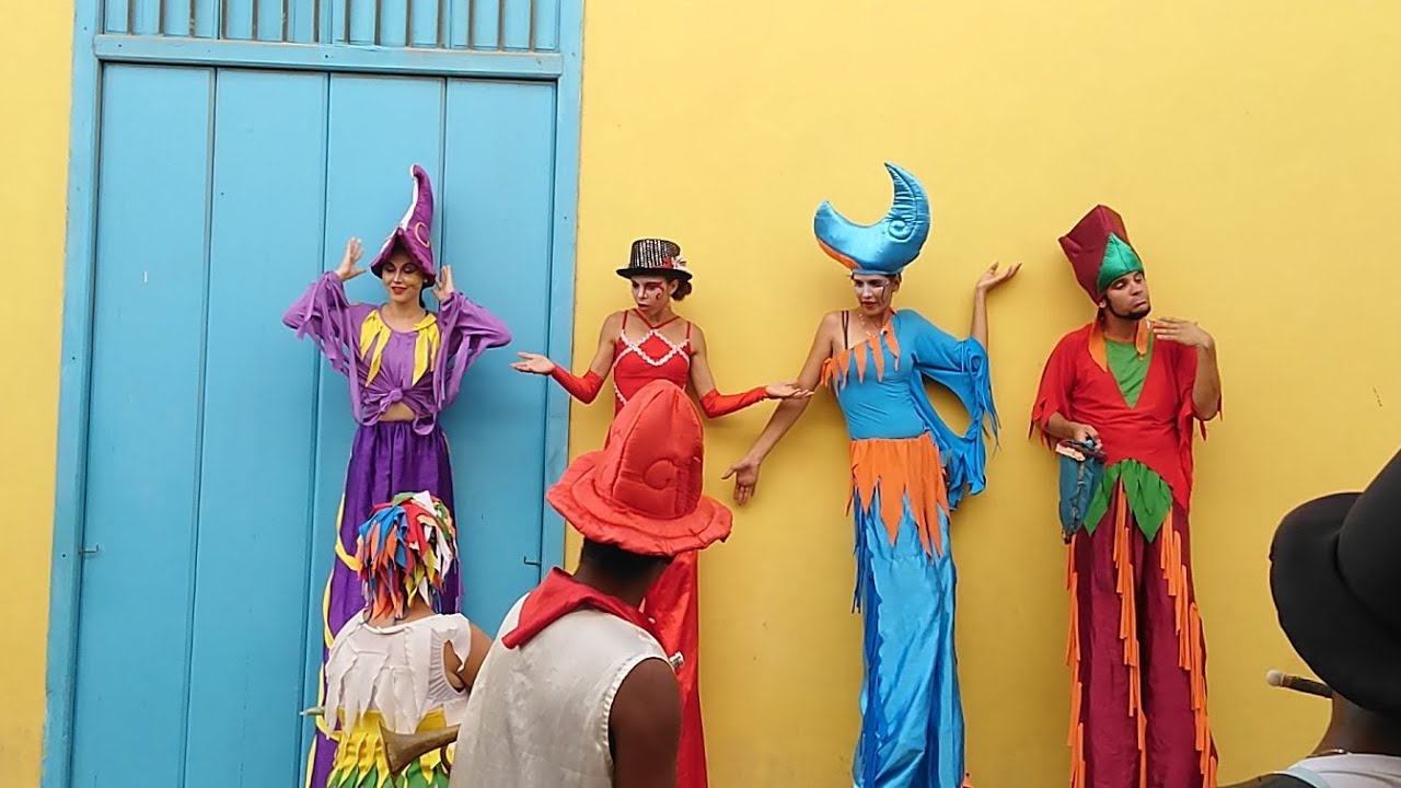 Colorful Street Parade in Havana Cuba - YouTube