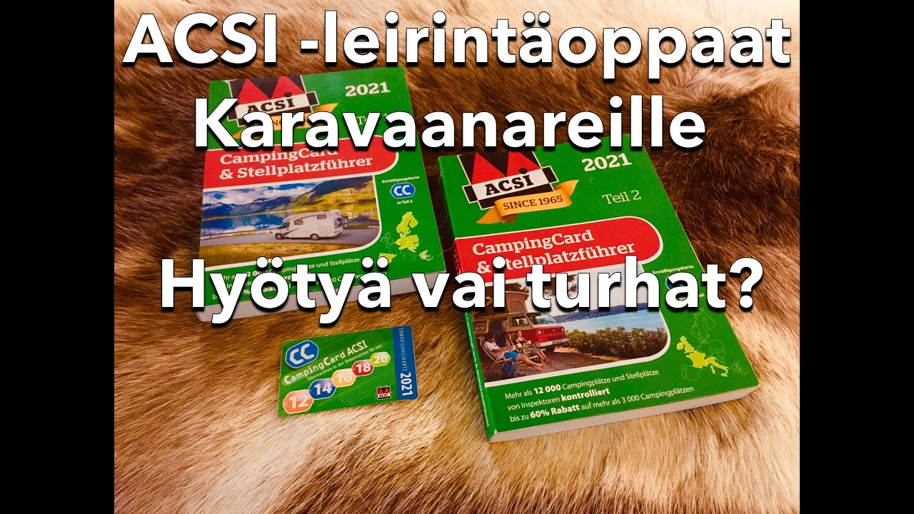 ACSI -kirjat ja kortti. Onko niistä hyötyä? - YouTube