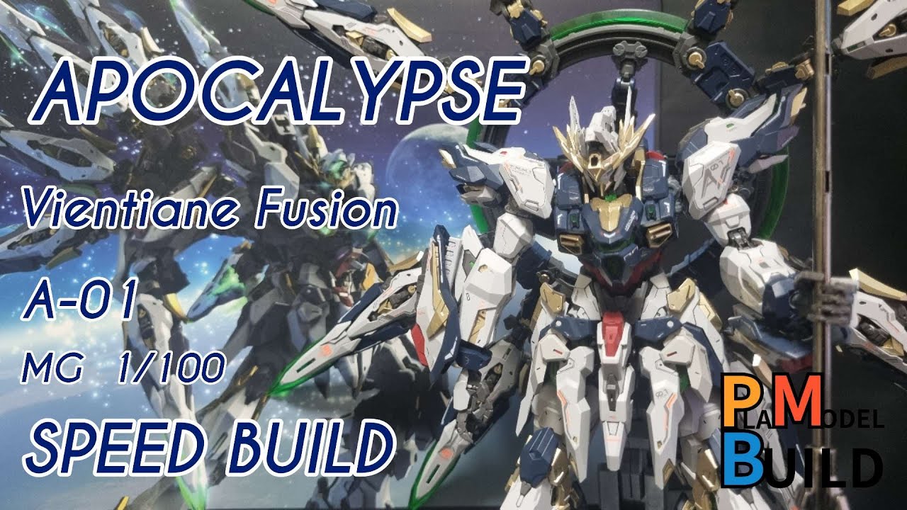 APOCALYPSE MG 1/100 / Vientiane Fusion A-01 / SPEED ASMR Build - YouTube