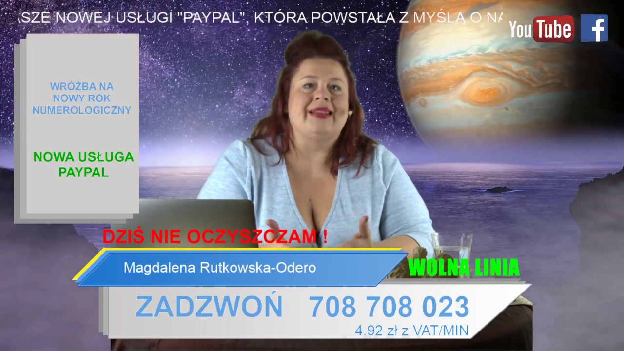 WRÓŻBY NA ŻYWO! Magdalena Rutkowska- Odero live Anioł Stróż :) - YouTube