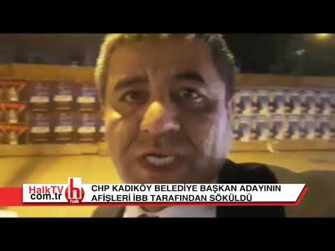 CHP'nin afişlerine İBB'den gece operasyonu