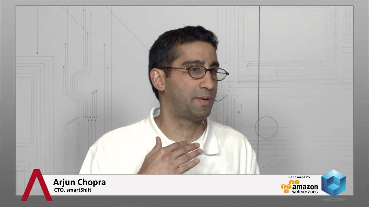 Arjun Chopra, smartShift | AWS Re:Invent 2013 - YouTube