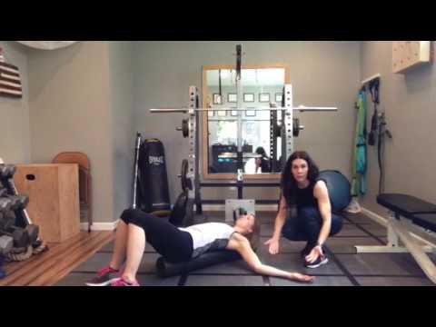 Foam Roller Snow Angels - Pectoral/Anterior Deltoid Mobility Stretch ...