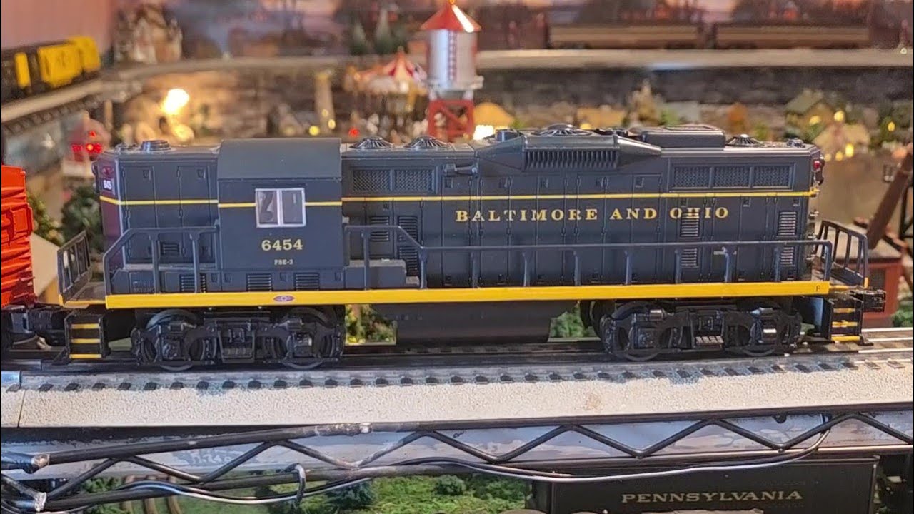 Williams Baltimore & Ohio EMD GP9 Powered Truck Replacement - YouTube