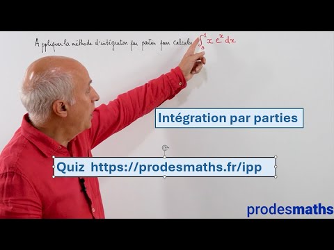 Intégration par parties. Terminale. Cours, exercices type, quiz. - YouTube