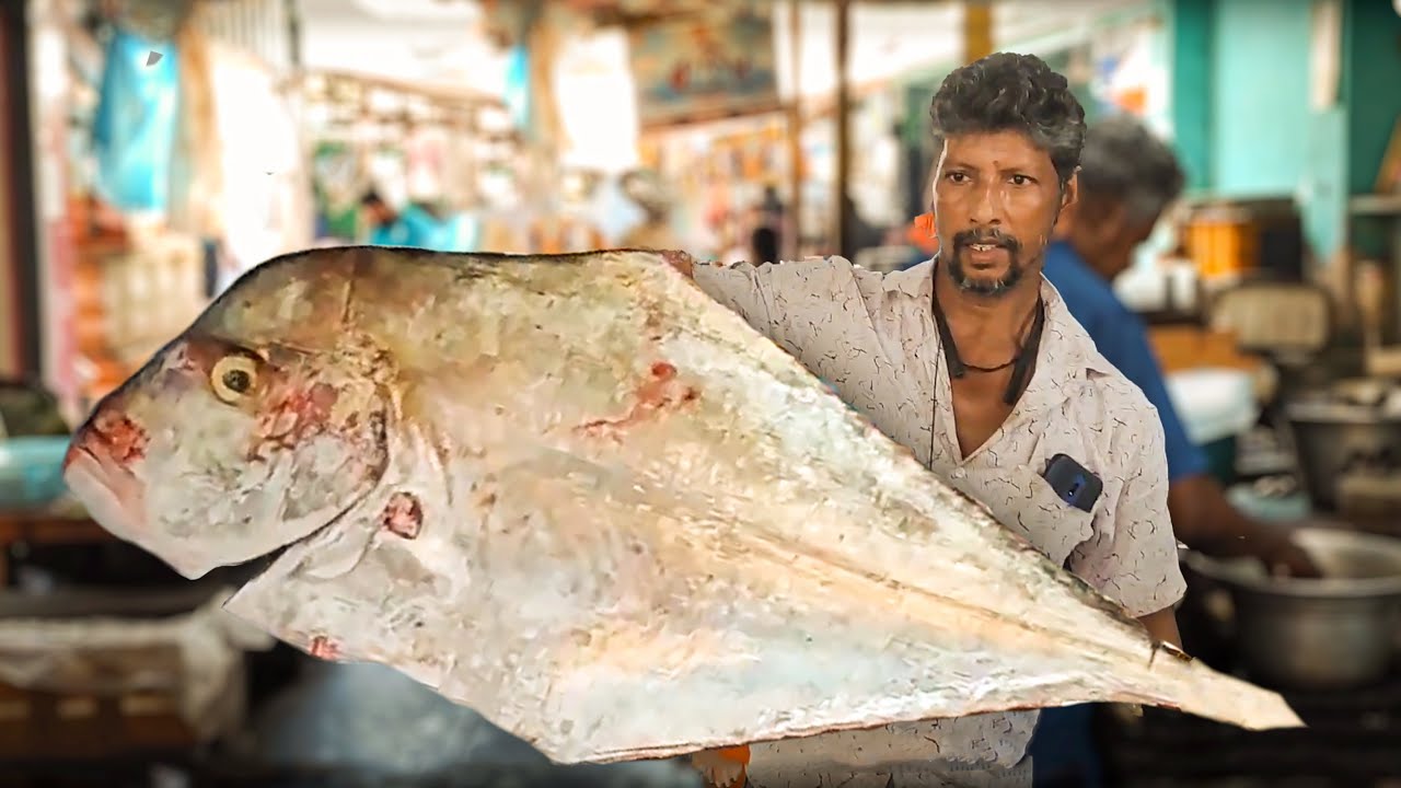 AMAZING BIG SIZE DIAMOND TREVALLY 🔥😱 FISH SPEED CUTTING SKILLS # ...