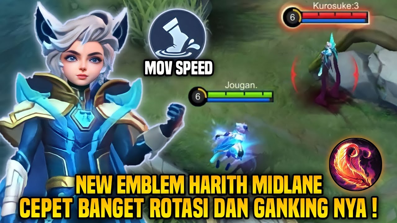 NEW EMBLEM HARITH MID LANE CEPAT ROTASI DAN GANKING ( WILDERNESS ...