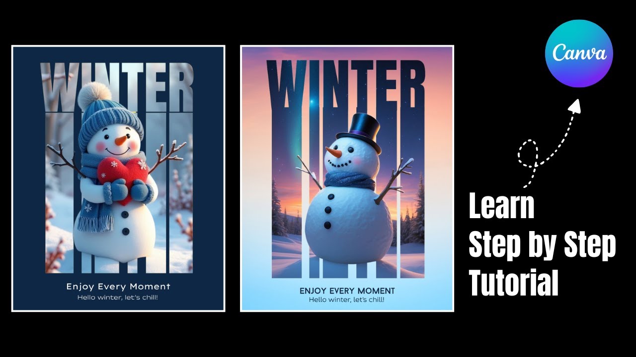 Create Stunning Typography Post Design in Canva | Easy Social Media ...