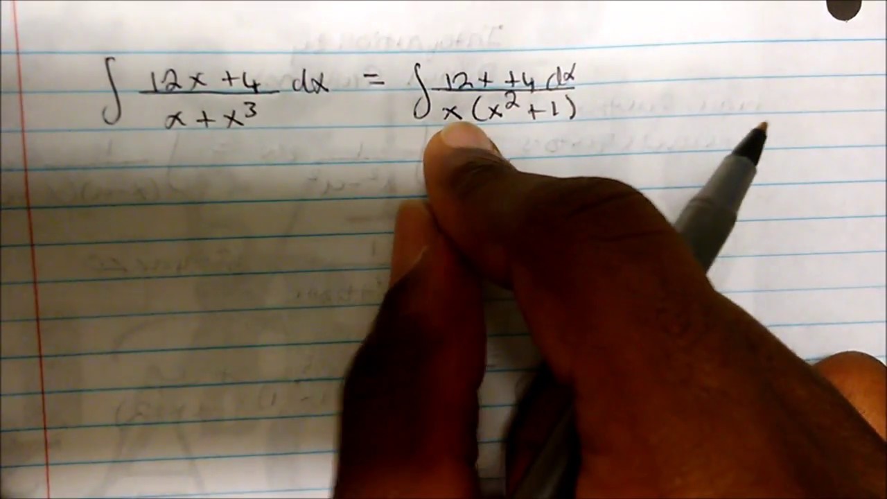 Integration By Partial Fraction Decomposition (Part 1 of 3) - YouTube