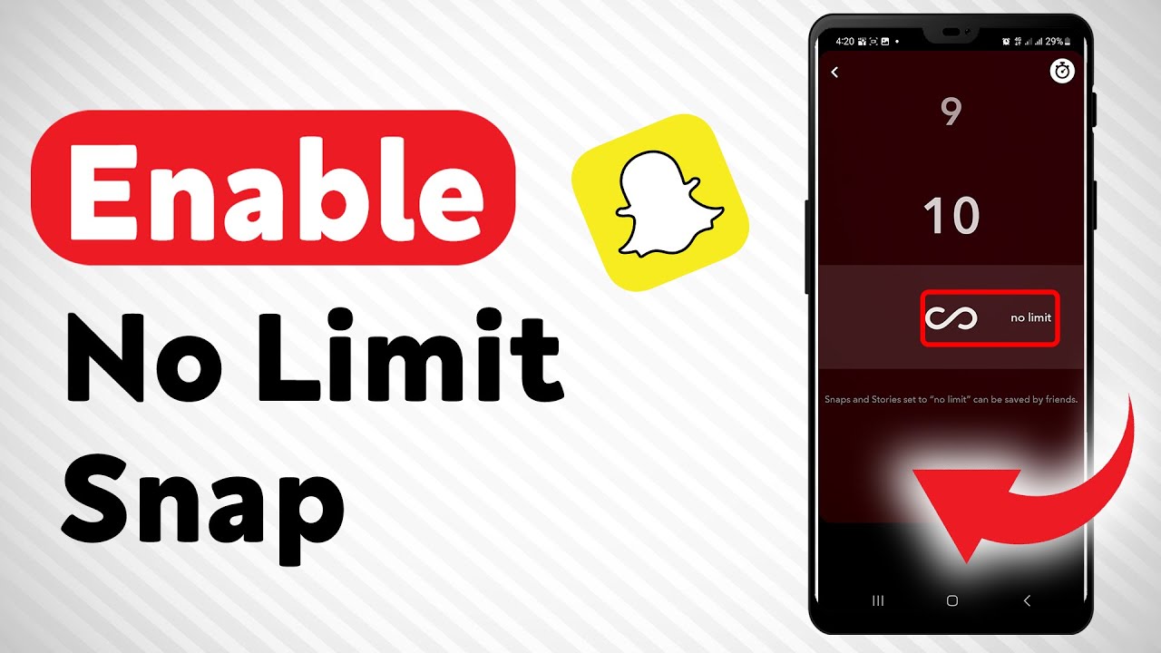 How Enable No Limit Snap On Snapchat - Full Guide - YouTube