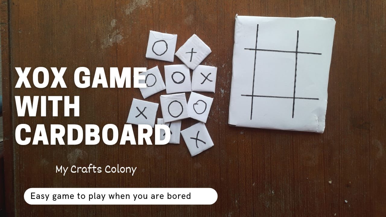 How to make XOX game || Easy game to play when you are bored || My ...
