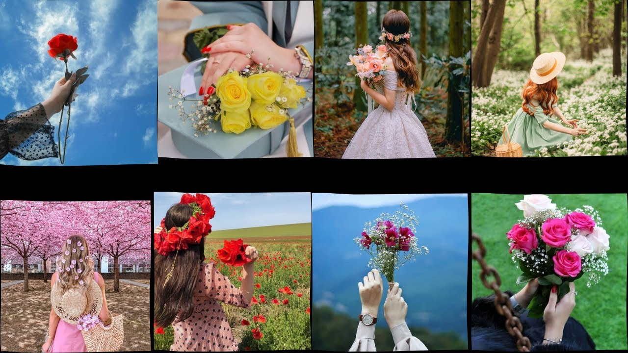 Flower lover girls dpz🥰 - YouTube