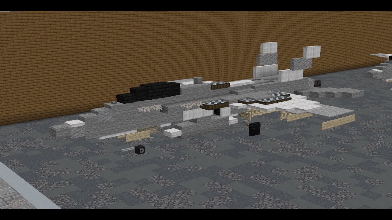 Minecraft F/A-18E/F Tutorial 1.5:1 scale - YouTube