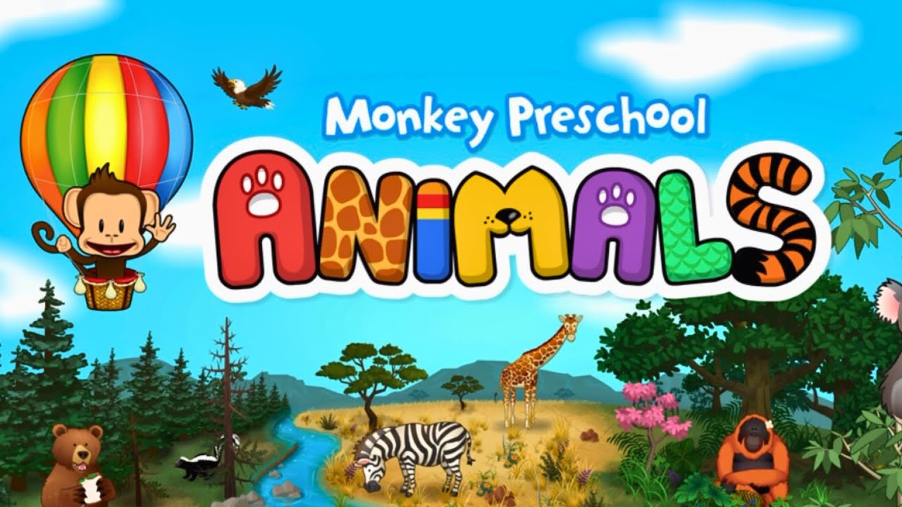Monkey Preschool Animals Europe Learns Animals - YouTube