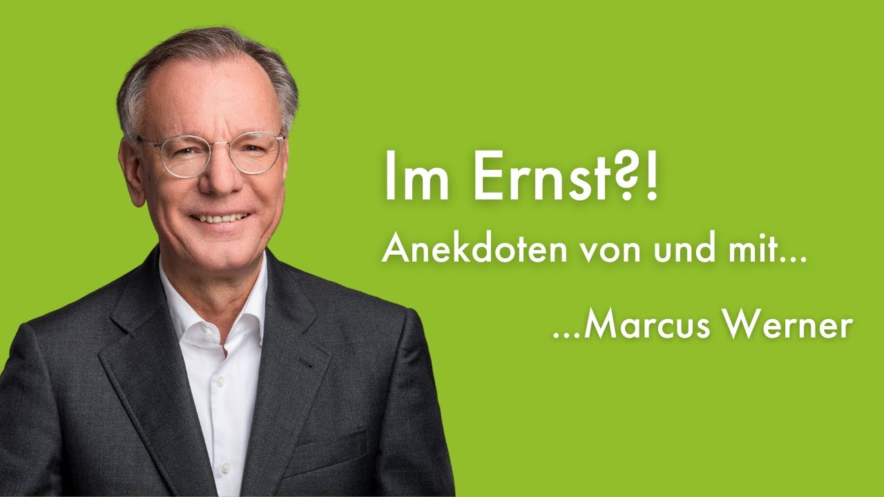 Im Ernst?! Anekdoten von und mit... Dr. Marcus Werner - YouTube
