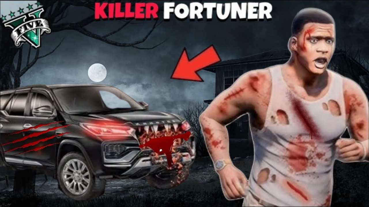 GTA 5 : cursed killer car killed franklin | killer car attack franklin ...