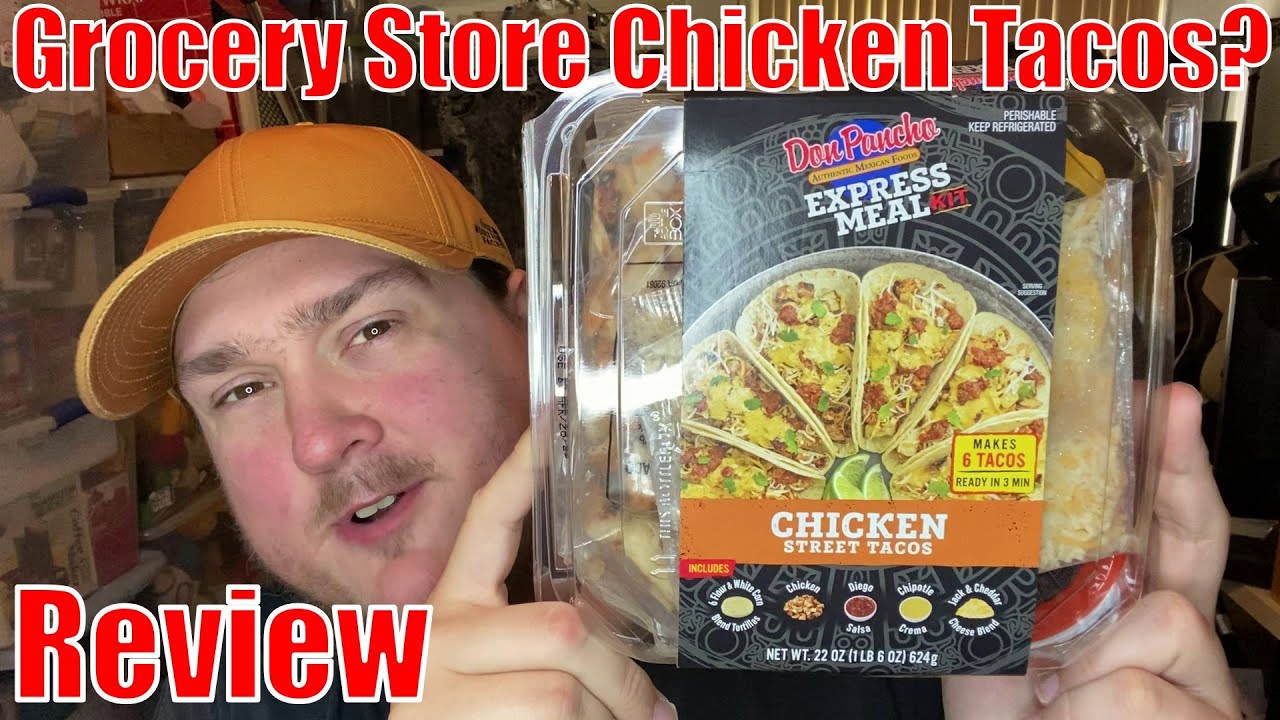 Review: Don Pancho Chicken Street Tacos Express Meal Kit - YouTube