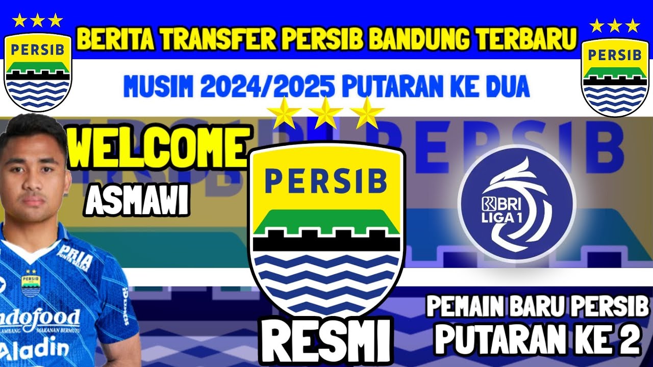 RESMI - BERITA TRANSFER PERSIB BANDUNG - BRI LIGA 1 PUTARAN KE 2 - KABAR PERSIB - BERITA PERSIB ...