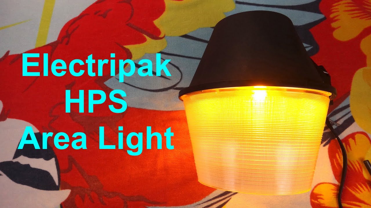 Electripak 70watt High Pressure Sodium Area Light - YouTube