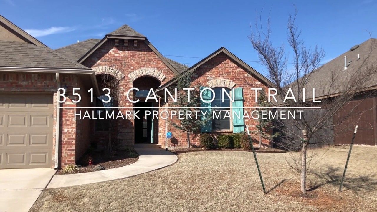 3513 Canton Trail offered by Hallmark Property Management - YouTube
