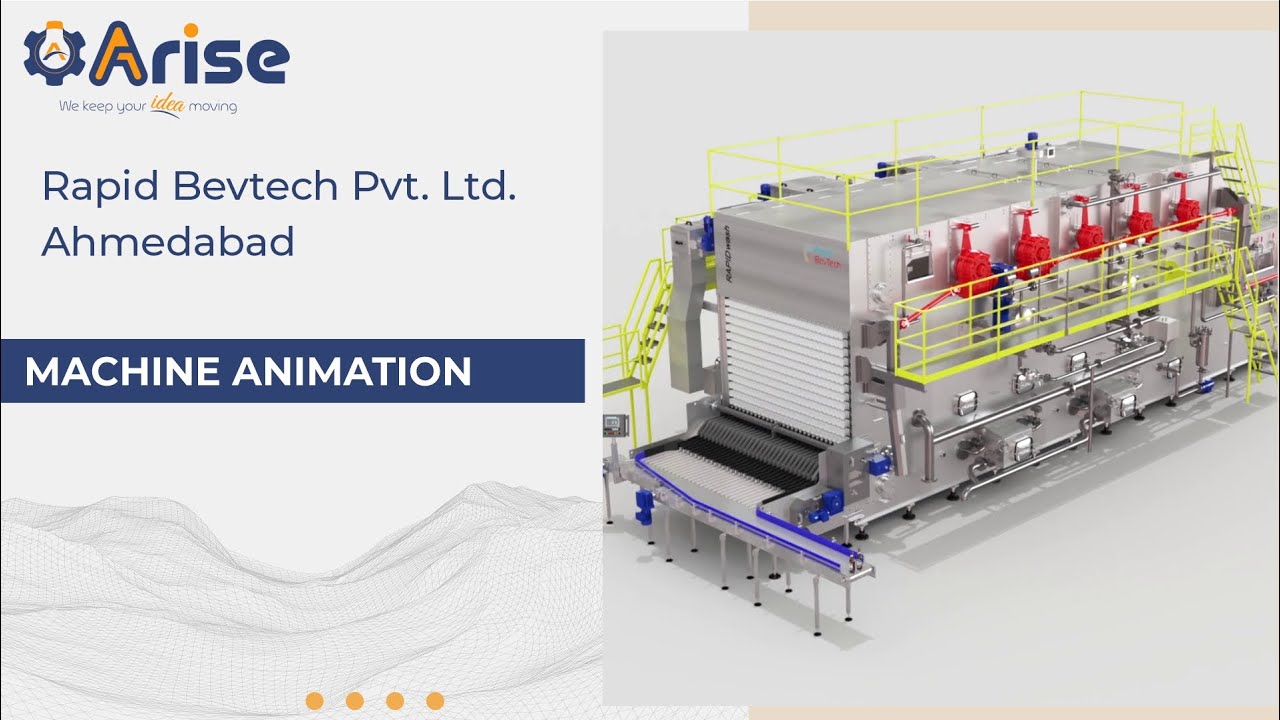 Bottle Washing Machines 3D Animation - YouTube