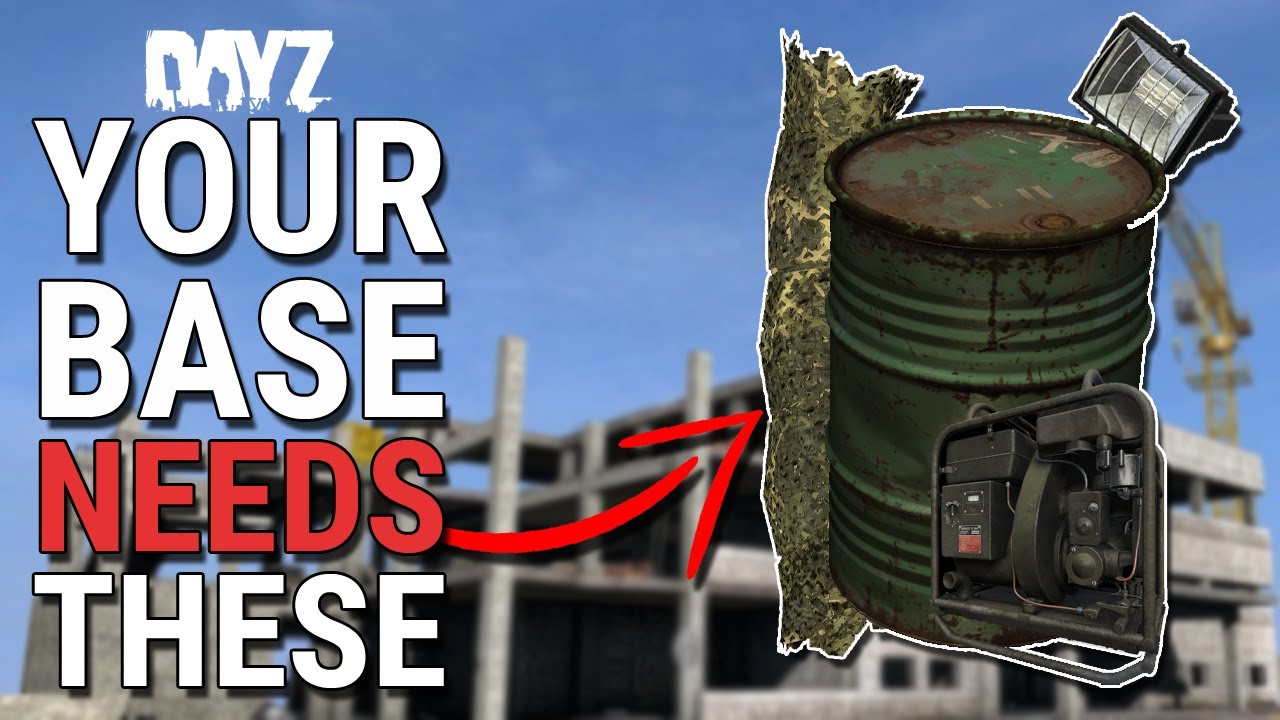 Items you NEED to add to your BASE in DayZ - YouTube