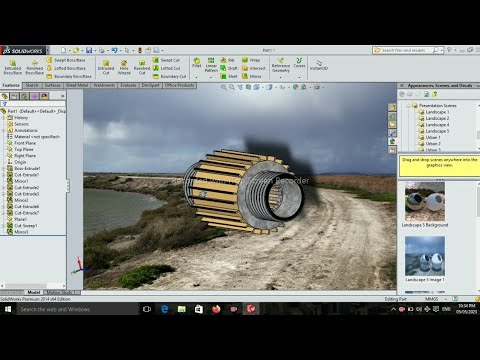 tutorial make a new crankshaft in solid work software? ||solid 3D|| cad ...
