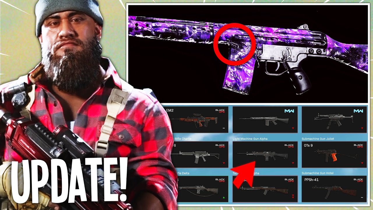 MEGA WAFFEN UPDATE & ZOMBIES TARNUNGEN! (Warzone Mid Season 5 Update ...
