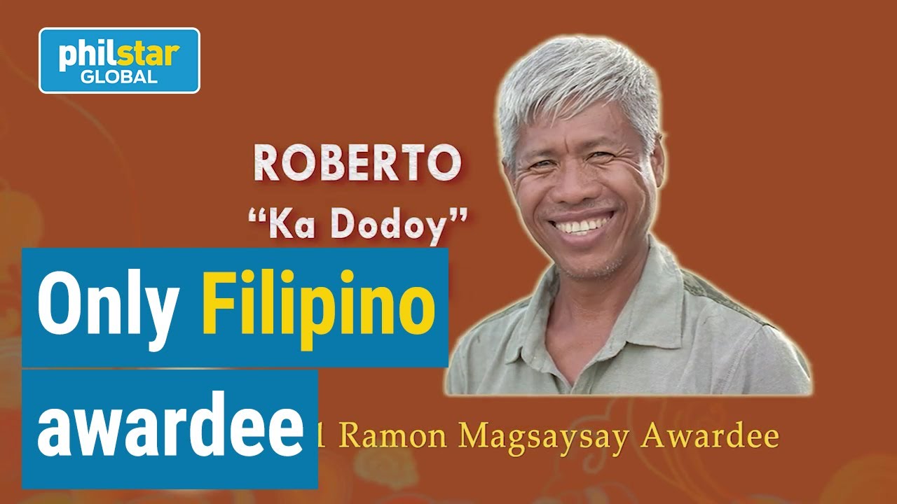 The only Filipino Ramon Magsaysay Awards 2021 awardee - YouTube