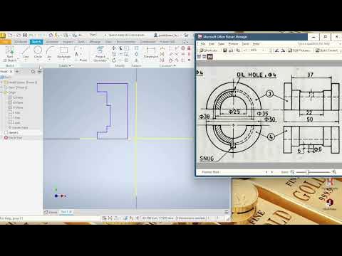 Inventor Tutorial - Plummer Block #3 & #4 Brass pieces - YouTube