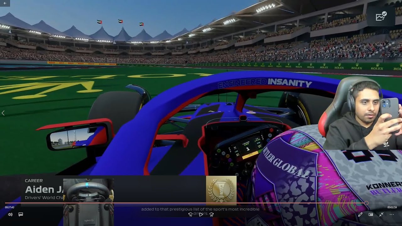Aiden Jackson Becomes World Champion | F1 23 My Team #99 | Abu Dhabi ...