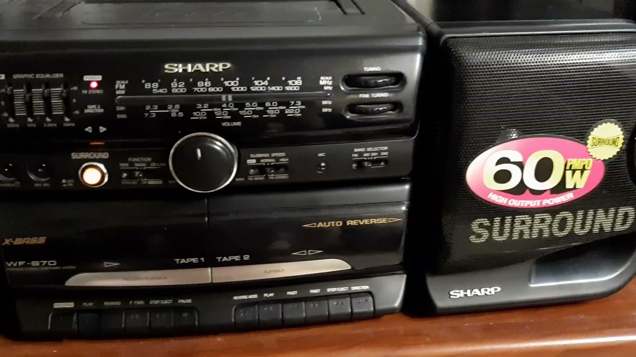 SHARP WF-970Z(BK) - YouTube