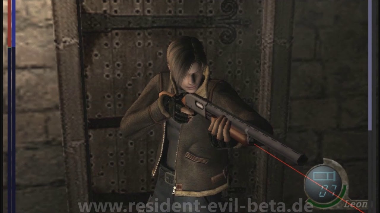 Resident Evil 4 Beta with Re 3.5 Camera Angle leftover - YouTube