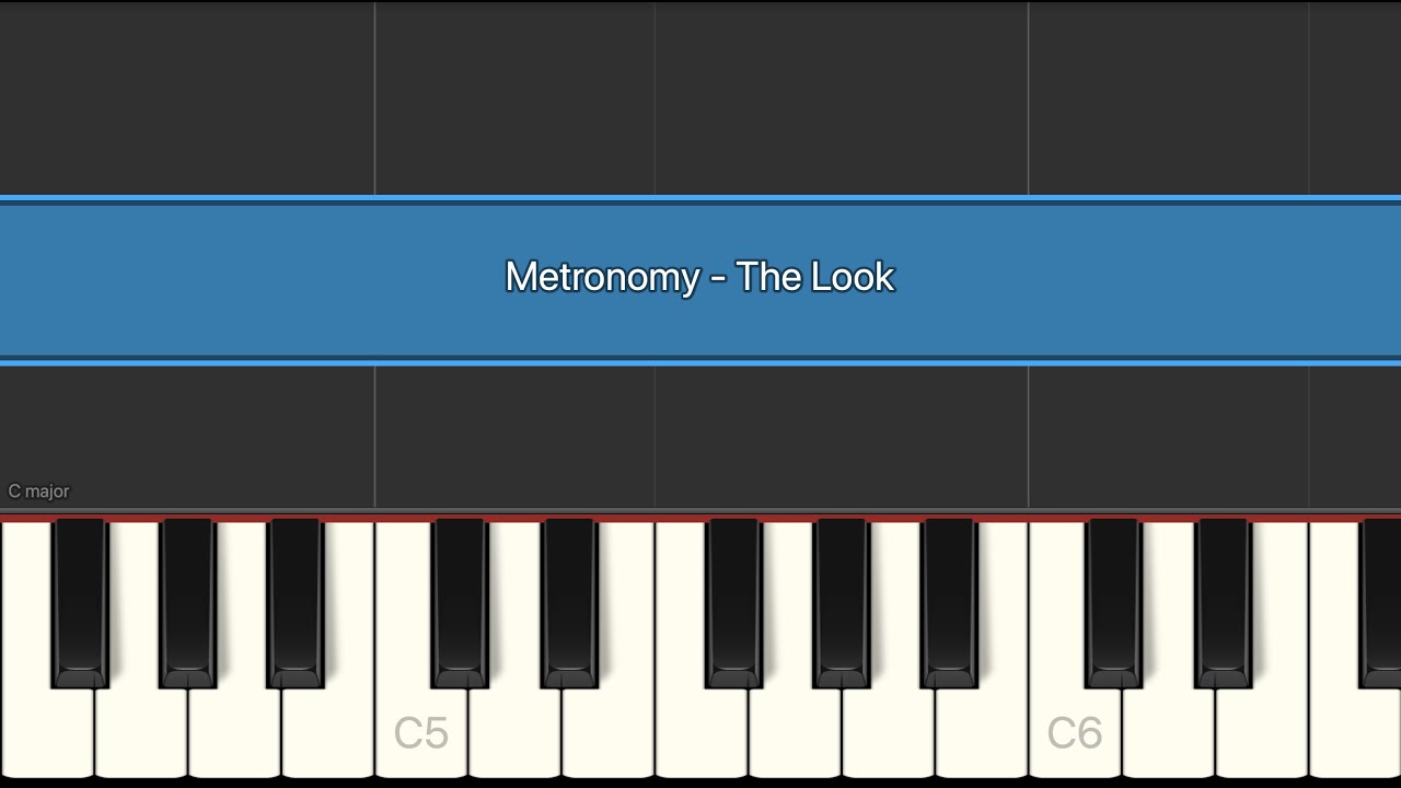 Metronomy - The Look | Разбор на пианино - YouTube