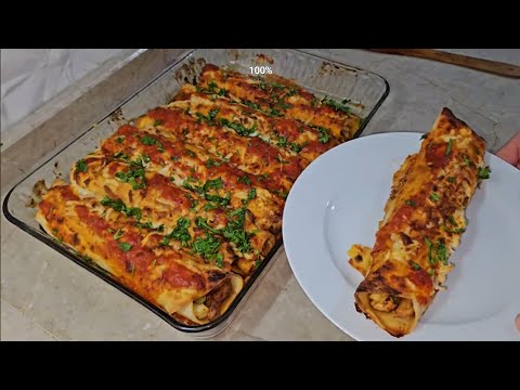 👉 MUHTEŞEM BİR LEZZET TADACAKSINIZ 👉FIRINDA TAVUK DÖNER DÜRÜM #trending