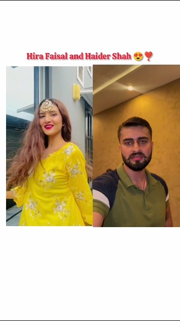 Hira Faisal and Haider Shah new video #sistrology #hirafaisal # ...