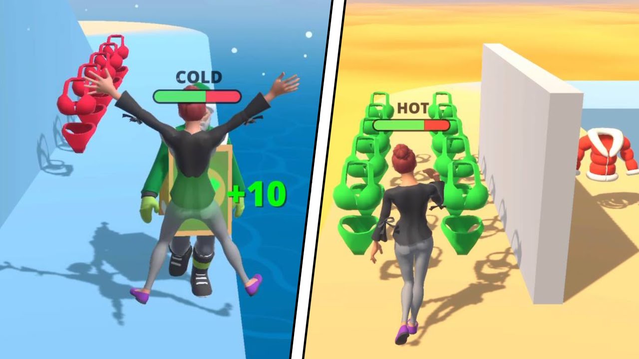 Weather Run!🥶🥵🧍‍♀️All Levels Gameplay Android, iOS WR1GP62* - YouTube