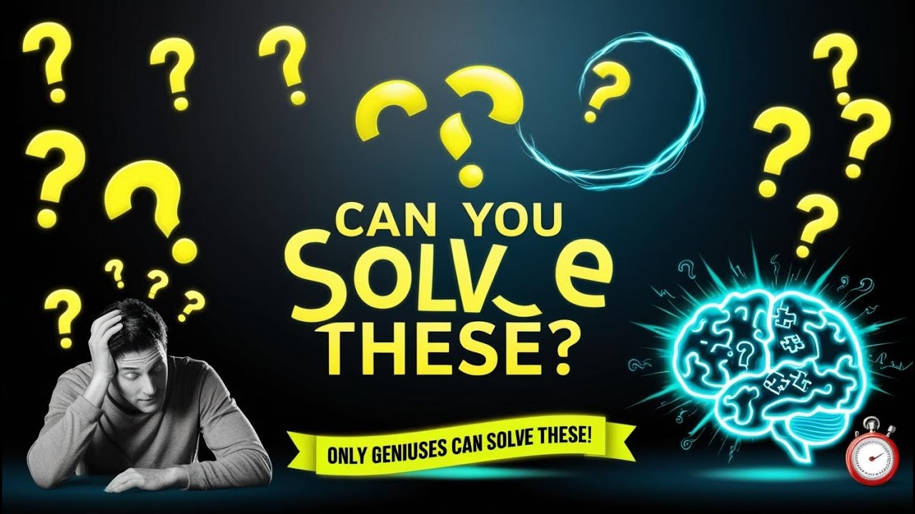 Mind Blowing 1 Minute Riddles to Test Your IQ! part 4 - YouTube