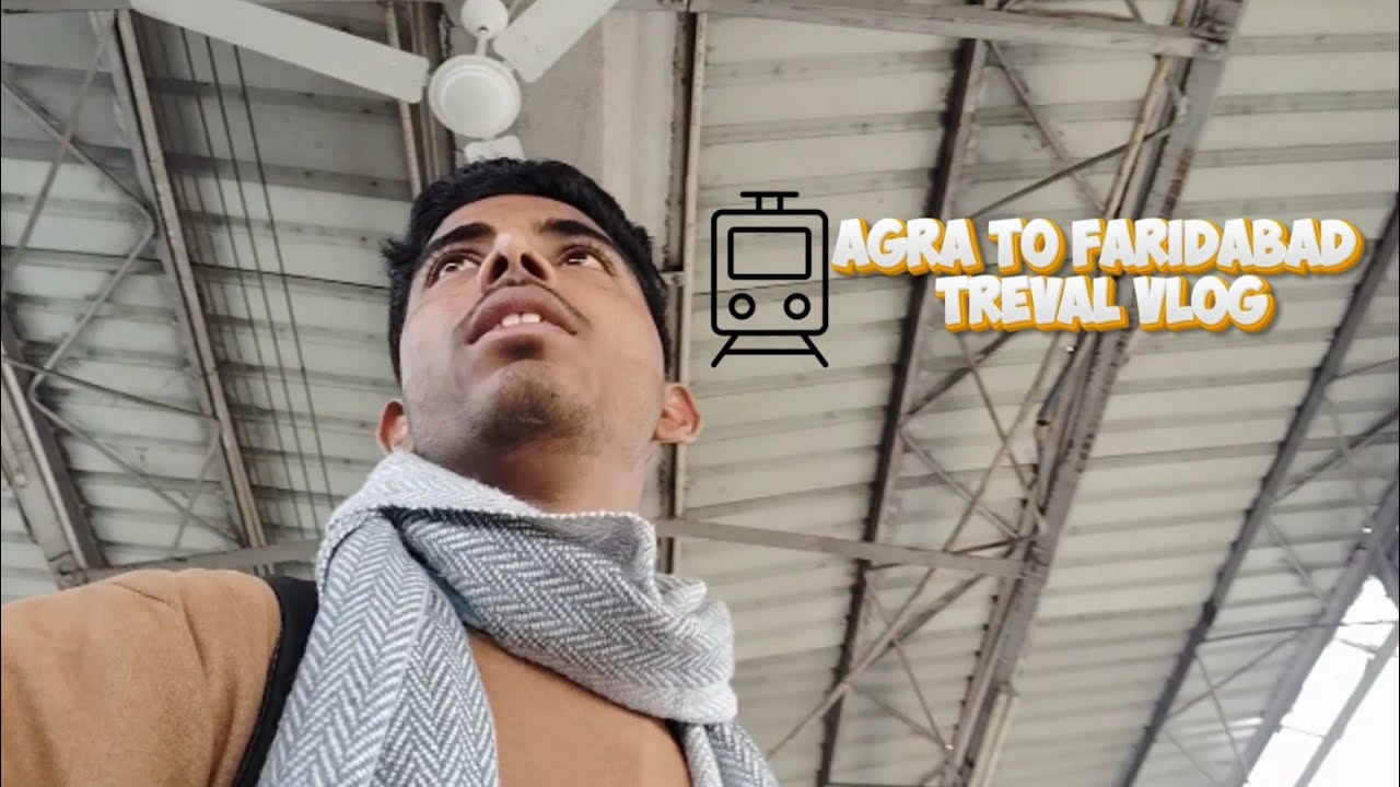 Agra to Faridabad Train Journey 🚂 | New Year Celebration at White House ...