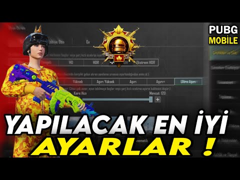 ARTIK BU AYARLARI BİLMENİZ LAZIM ! HASSAİYET KONTROL JOYİSTİCK VE TÜM AYARLAR ! PUBG MOBİLE