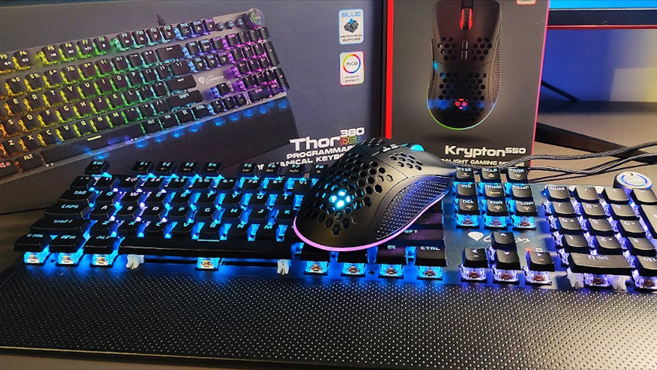 Mój zestaw peryferii od Genesis - Thor 380 & Krypton 550 | Nency - YouTube