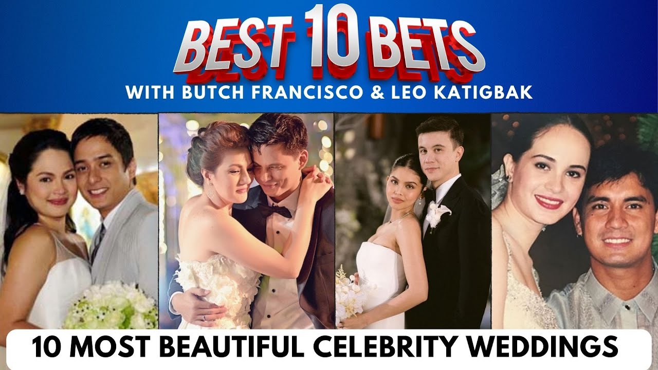 Top 10 Most Beautiful Celebrity Weddings | Best 10 Bets - YouTube