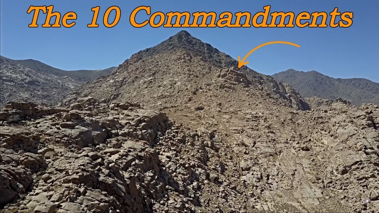 The 10 Commandments Given At Mount Sinai ~ Exodus 20 - YouTube