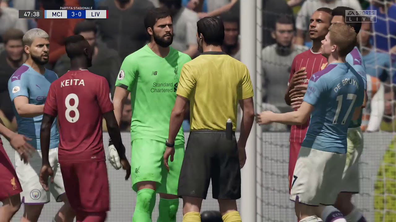 FIFA 20 seasons online ( division 2 ) : City - Liverpool 3-5 - YouTube